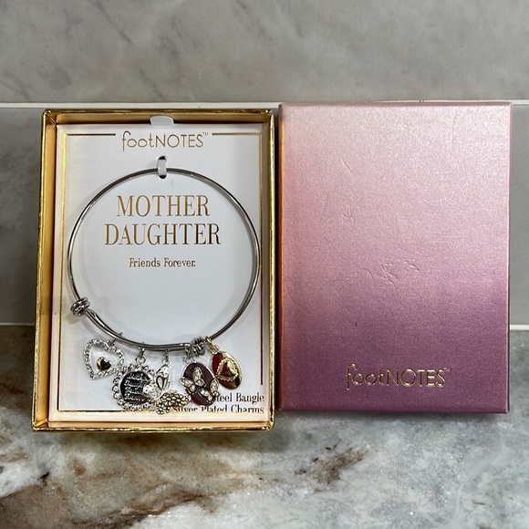 Footnotes | Jewelry | Footnotes Mother Daughter Silver Gold Stainless ...